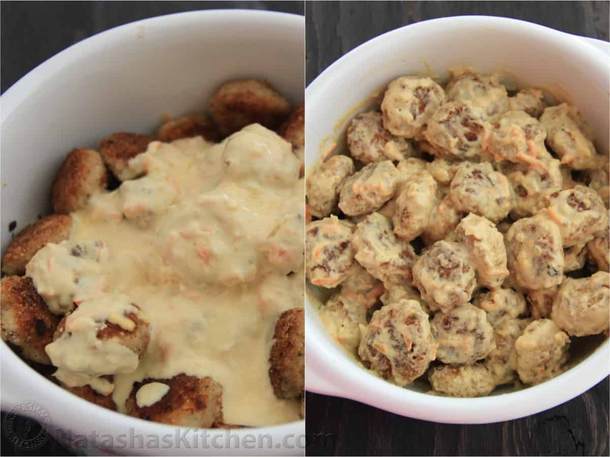 Tefteli in a Cream Sauce Recipe - Natasha's Kitchen