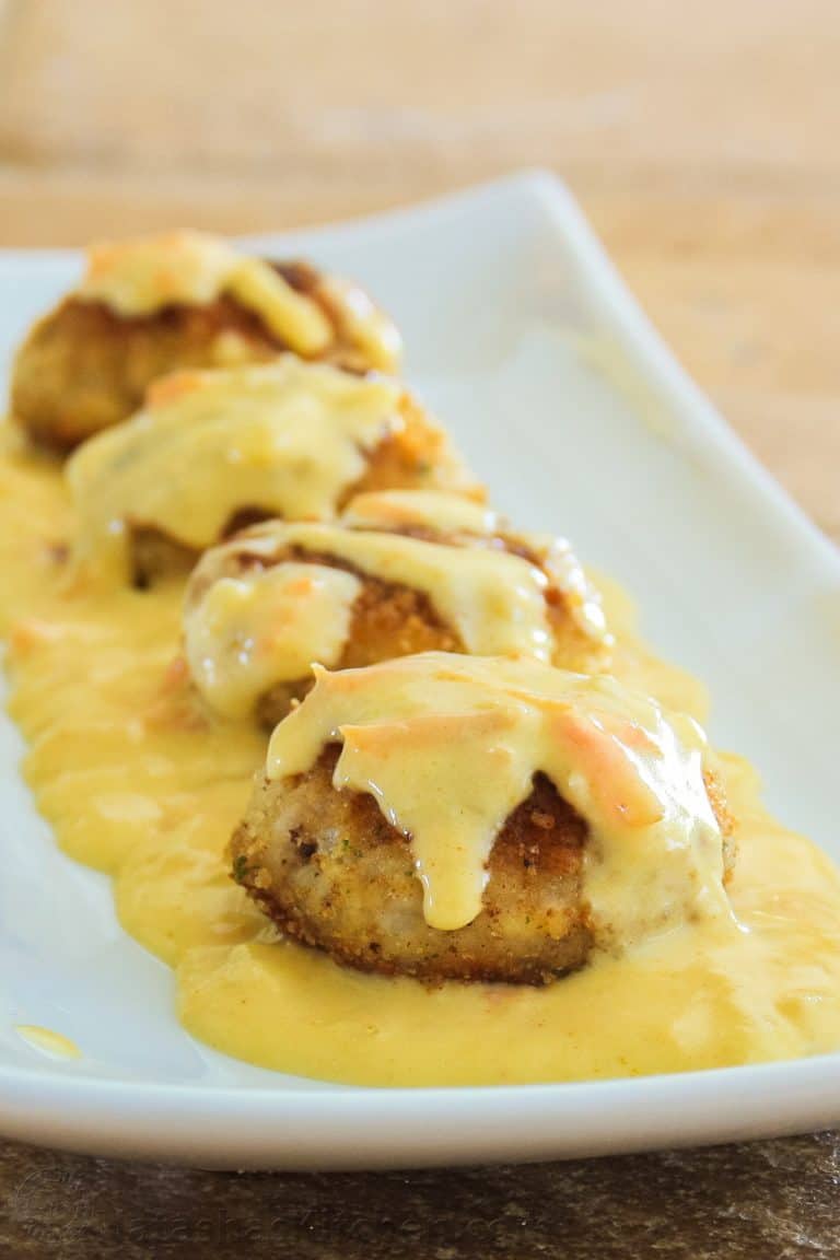 Tefteli in a Cream Sauce Recipe - Natasha's Kitchen