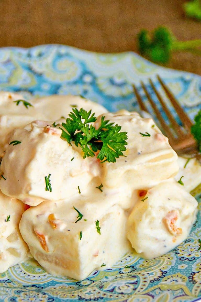 Potatoes In Alfredo Sauce - NatashasKitchen.com