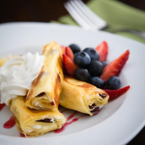 Cheese Crepes (Nalesniki) - Natasha's Kitchen