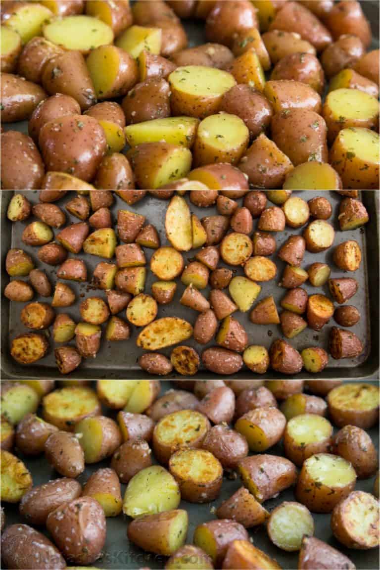 Easy Oven roasted baby red potatoes - Natasha's Kitchen