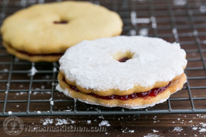 Jam Filled Sandwich Cookies (Zirochki)