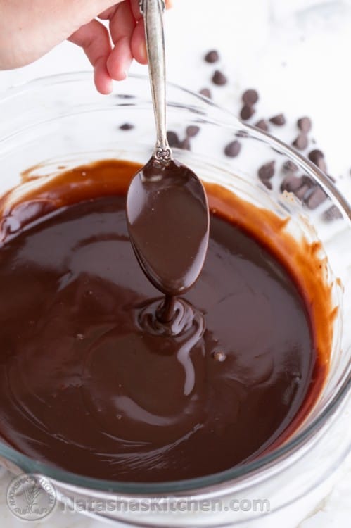 Perfect Chocolate Ganache + how to glaze a cake!