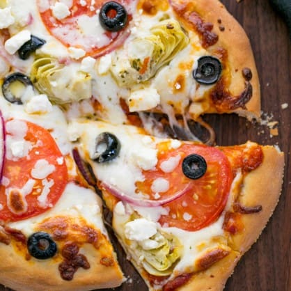 Homemade Individual Pizzas - NatashasKitchen.com
