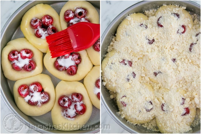 Sweet Cherry Filled Buns (Vatrushka Recipe) Vatrushki Recipe