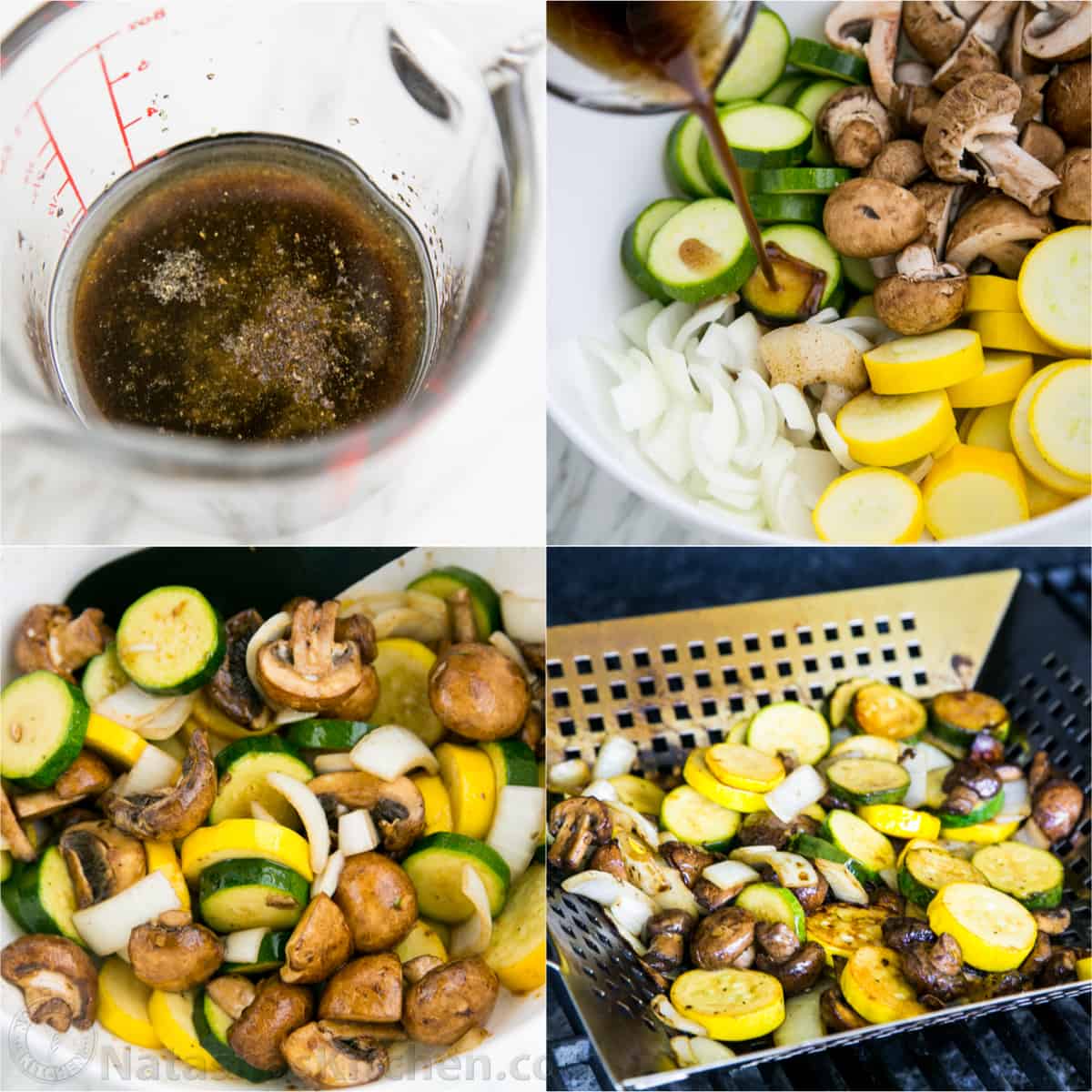 Balsamic Grilled Vegetables (VIDEO) - NatashasKitchen.com