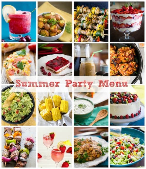 Summer Party Menu Ideas NatashasKitchen