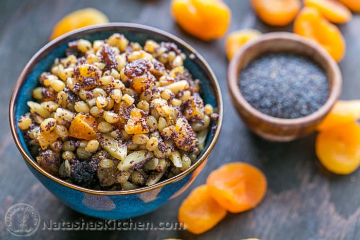 Kutia Recipe (Sweet Wheat Berry Pudding) - NatashasKitchen.com