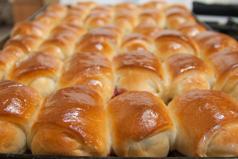 Buchty - Sweet Cherry Filled Buns Recipe