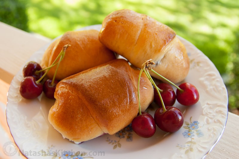 Buchty - Sweet Cherry Filled Buns Recipe