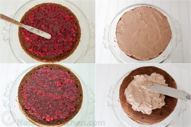 Chocolate Raspberry Cake (Prague Cake)