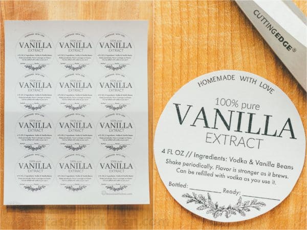 32 Homemade Vanilla Extract Label Template Label Design Ideas 2020