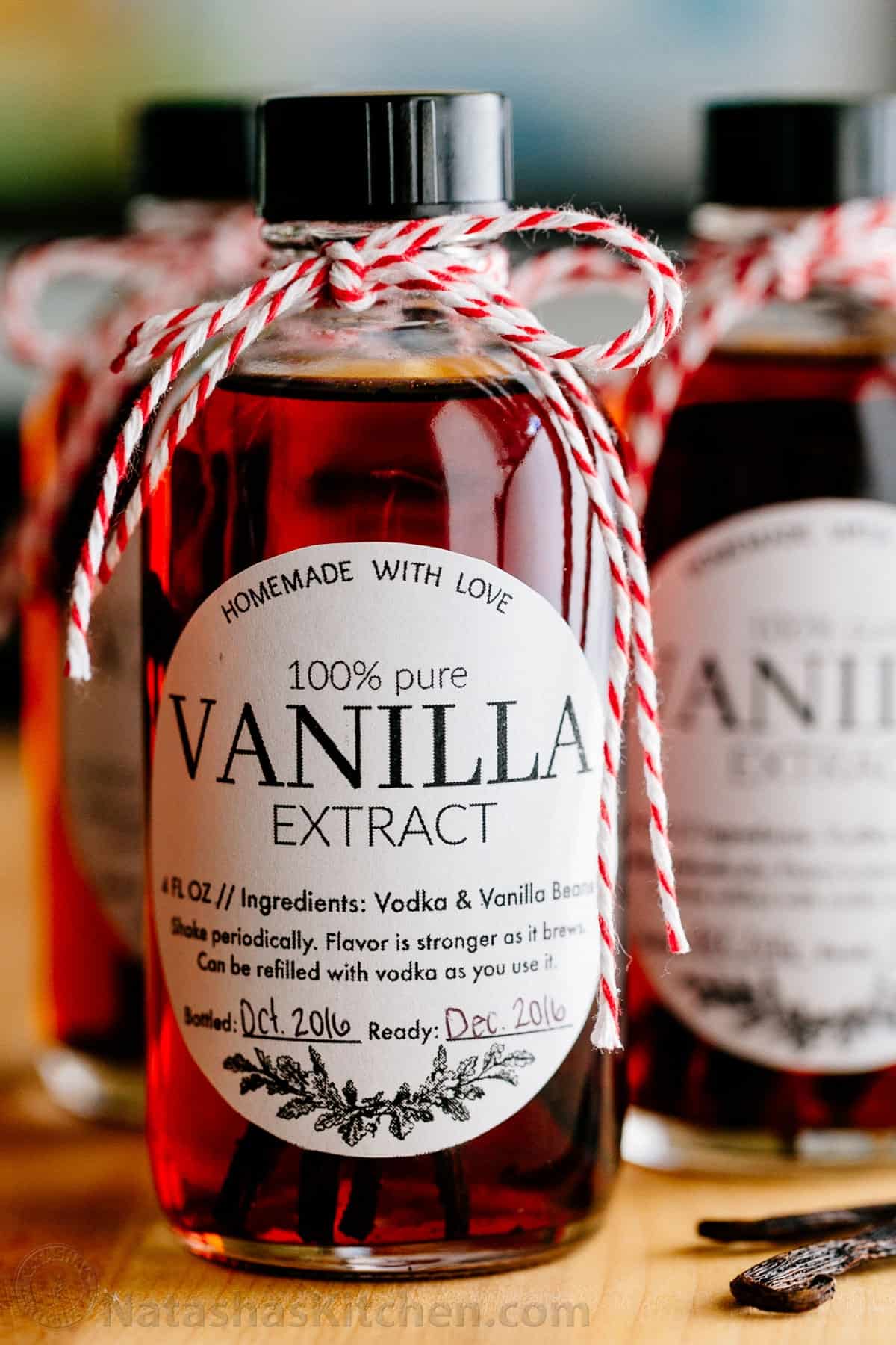33 Homemade Vanilla Extract Label Template Labels Database 2020
