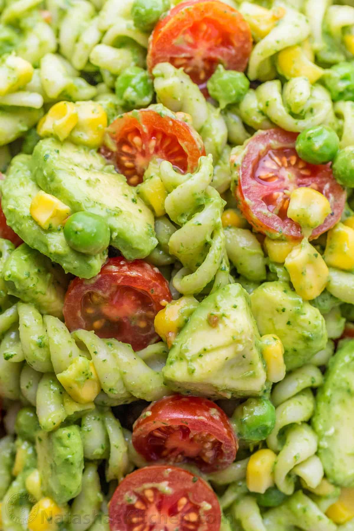 Creamy Avocado Pasta Salad - NatashasKitchen.com