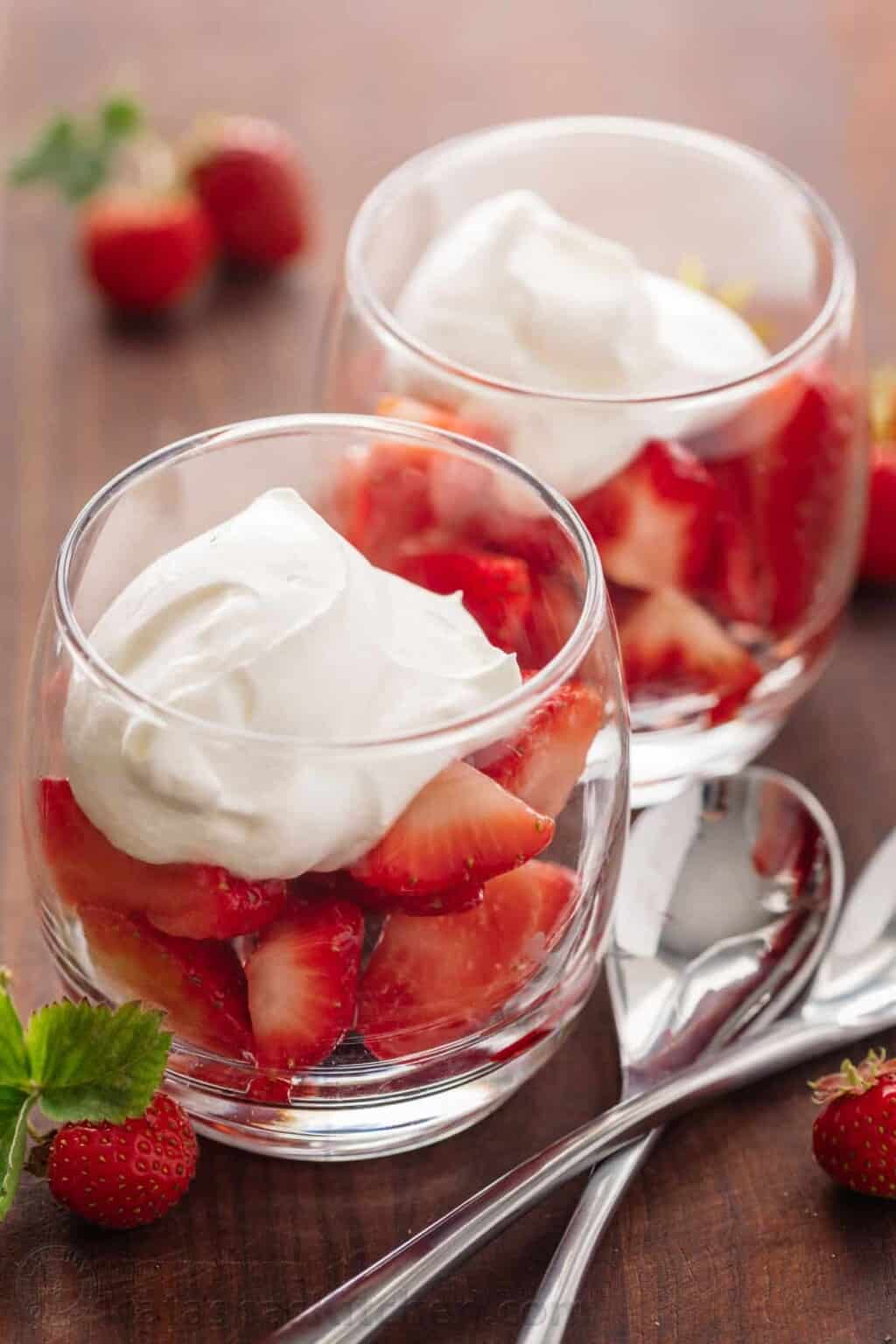Strawberries Romanoff Recipe - NatashasKitchen.com