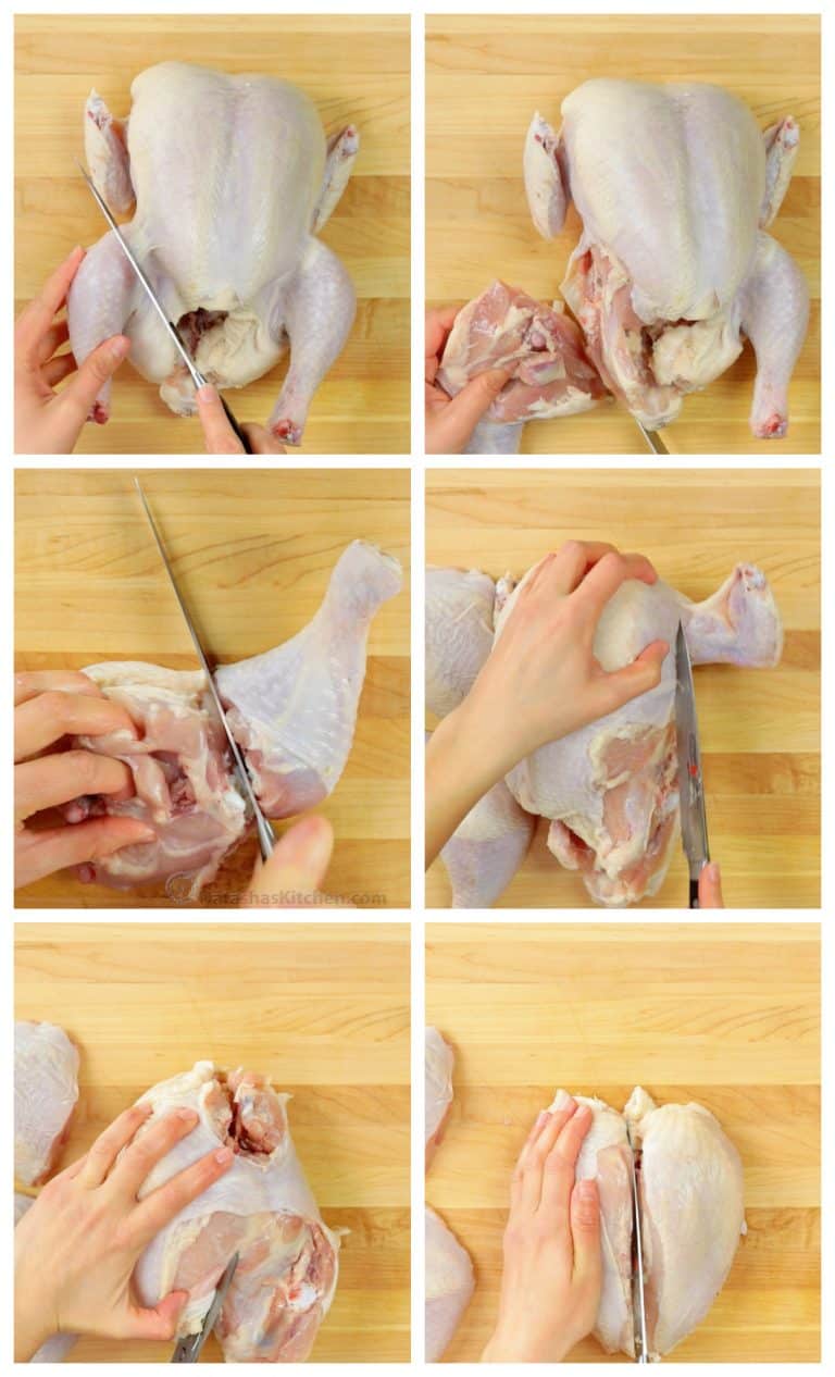 How to Cut a Whole Chicken (VIDEO) - NatashasKitchen.com