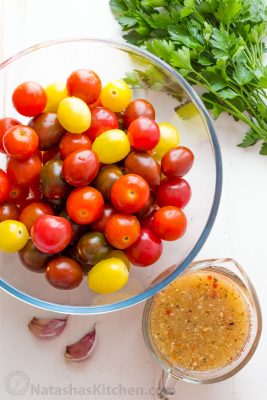 Marinated Cherry Tomatoes Recipe - NatashasKitchen.com