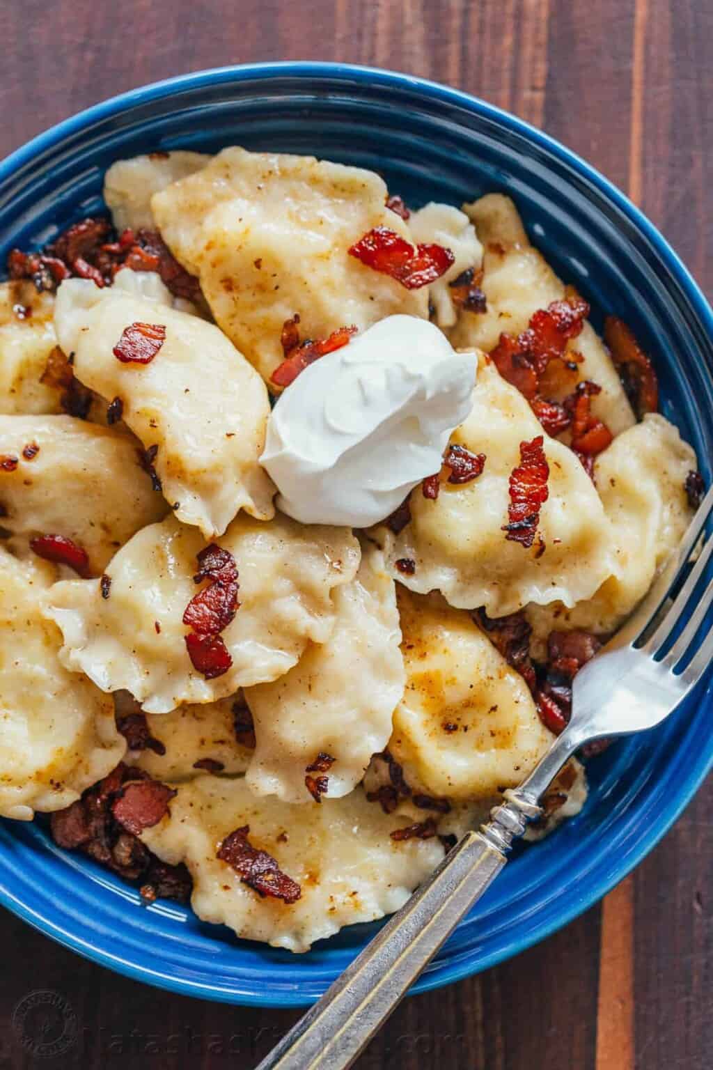 Pierogi Recipe (VIDEO) - NatashasKitchen.com Pierogi Recipe (VIDEO) - NatashasKitchen.com