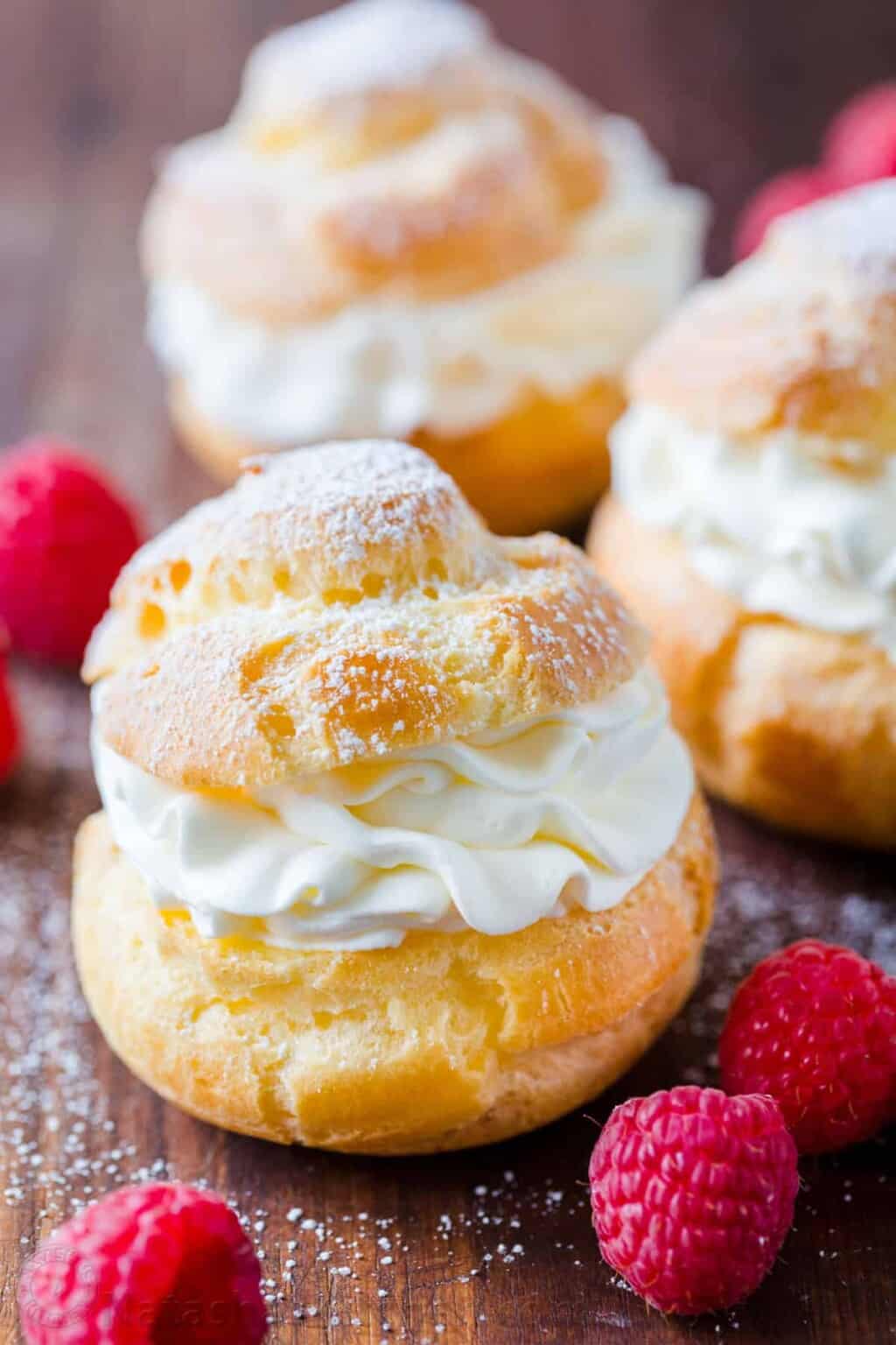 Cream Puffs Recipe VIDEO NatashasKitchen Cream Puffs Recipe VIDEO NatashasKitchen
