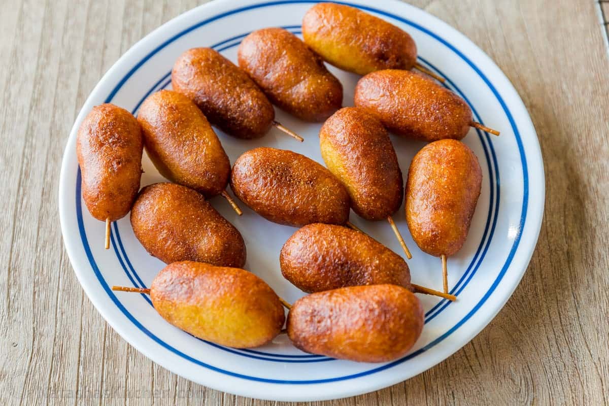 Homemade Corn Dogs Recipe (VIDEO) - NatashasKitchen.com