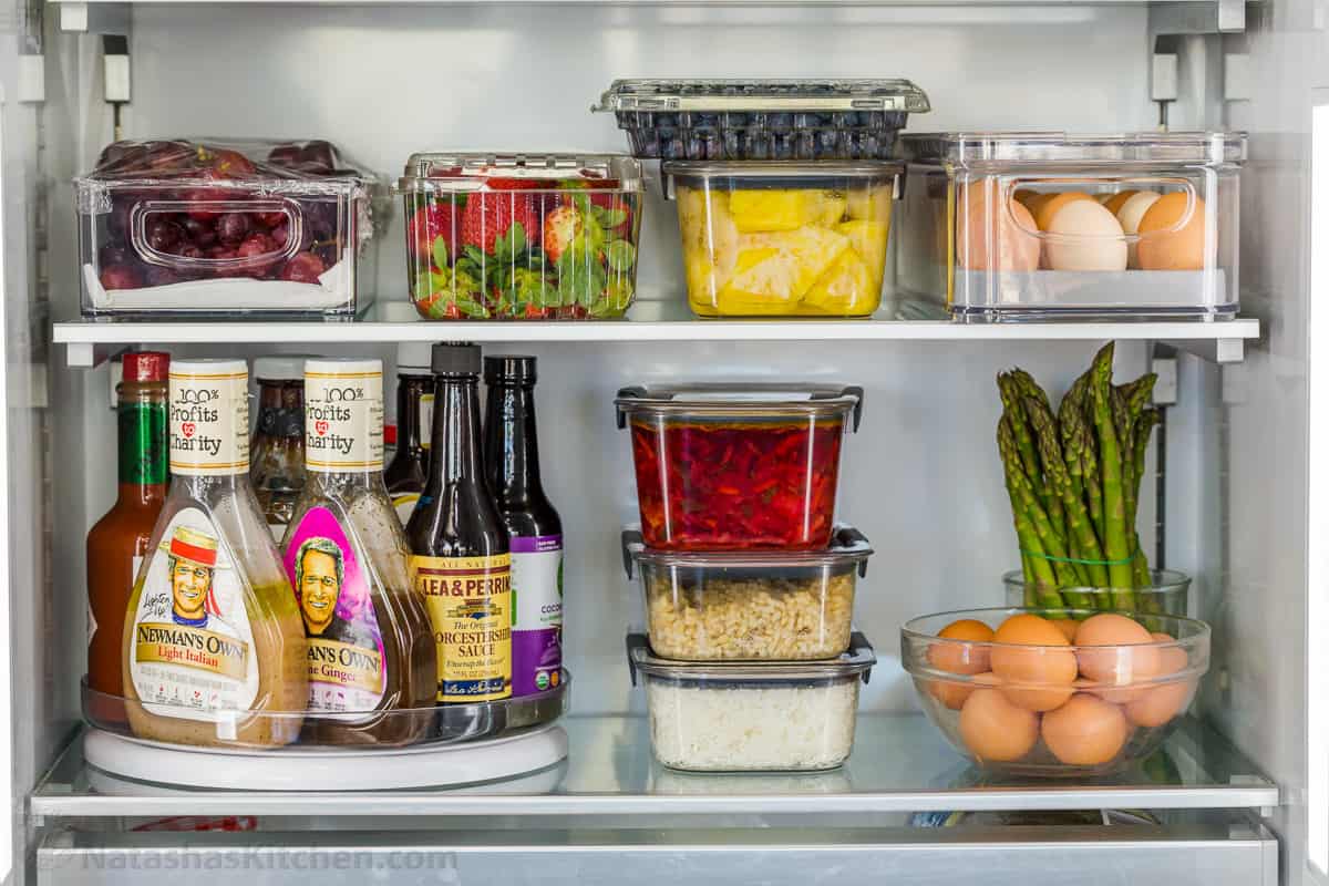 Refrigerator Organization and Tour - NatashasKitchen.com