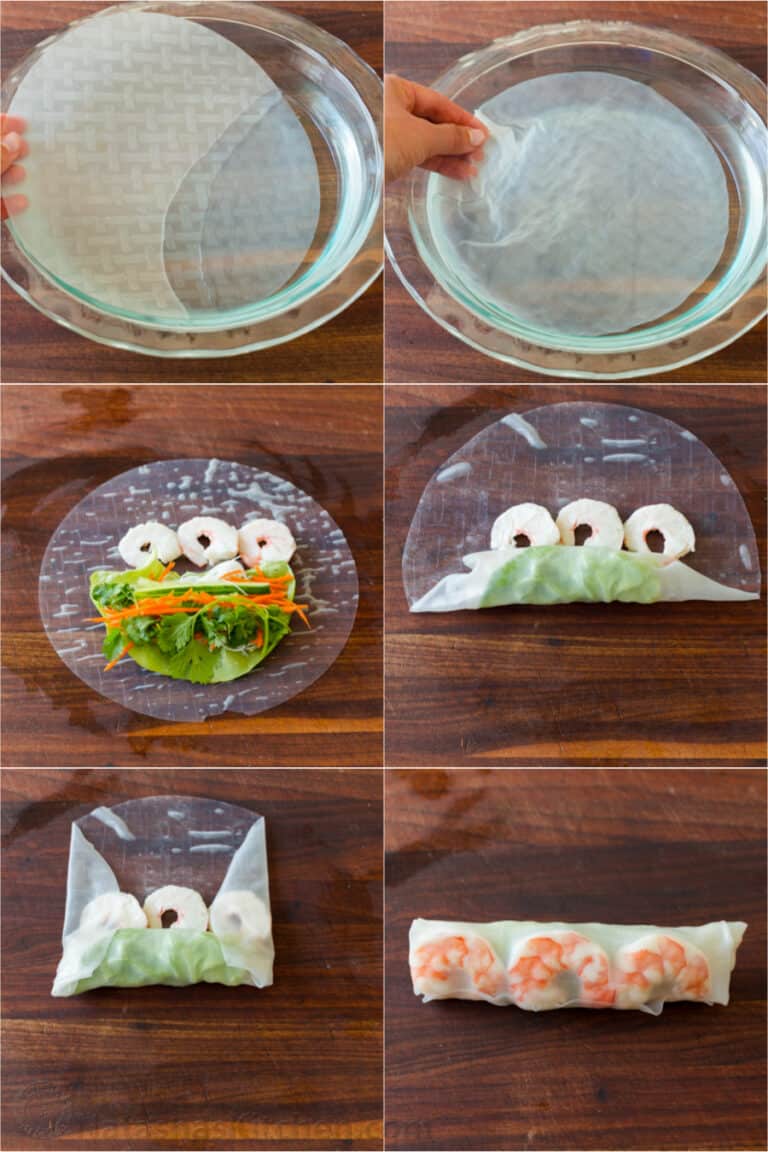 Fresh Spring Rolls with Best Sauce (VIDEO) - NatashasKitchen.com