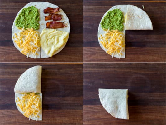 Tortilla Breakfast Wrap (TikTok Tortilla Fold) - NatashasKitchen.com