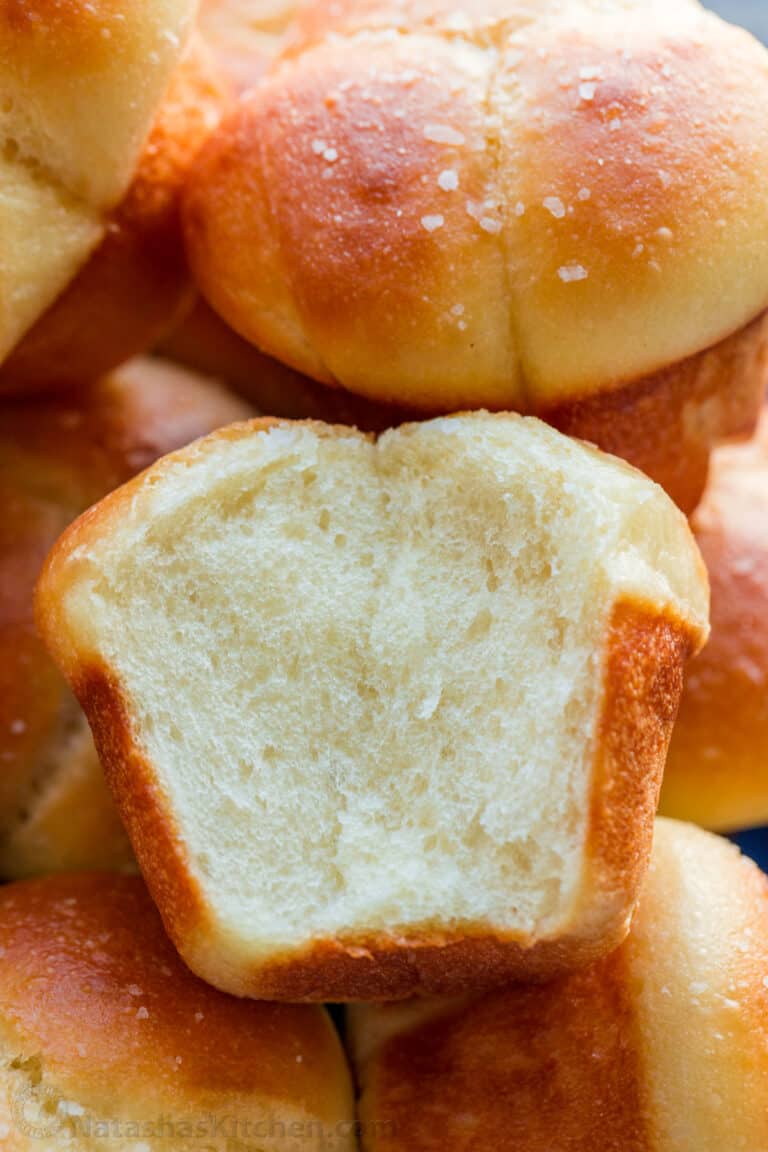 The Softest Cloverleaf Dinner Rolls (VIDEO) - NatashasKitchen.com
