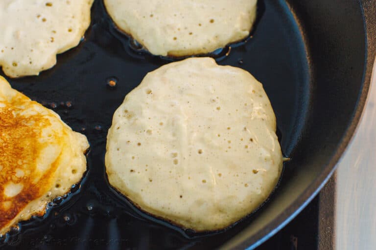 Apple Pancakes Recipe (VIDEO) - NatashasKitchen.com