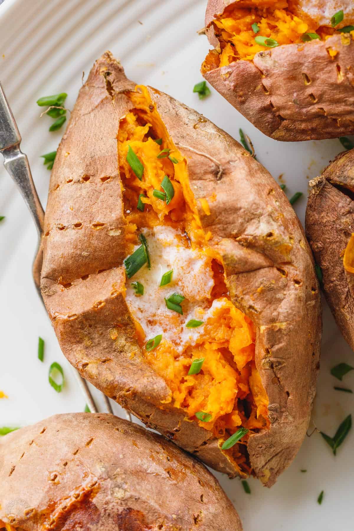Baked Sweet Potato Recipe - NatashasKitchen.com