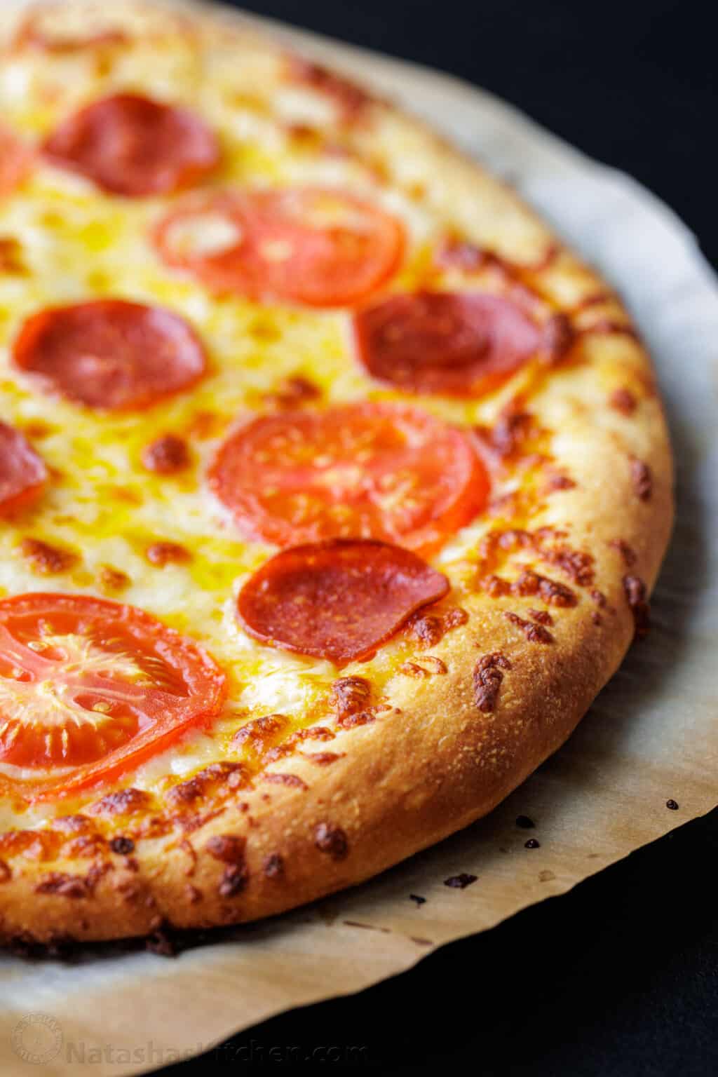 Quick & Easy Pizza Dough Recipe (VIDEO) - NatashasKitchen.com