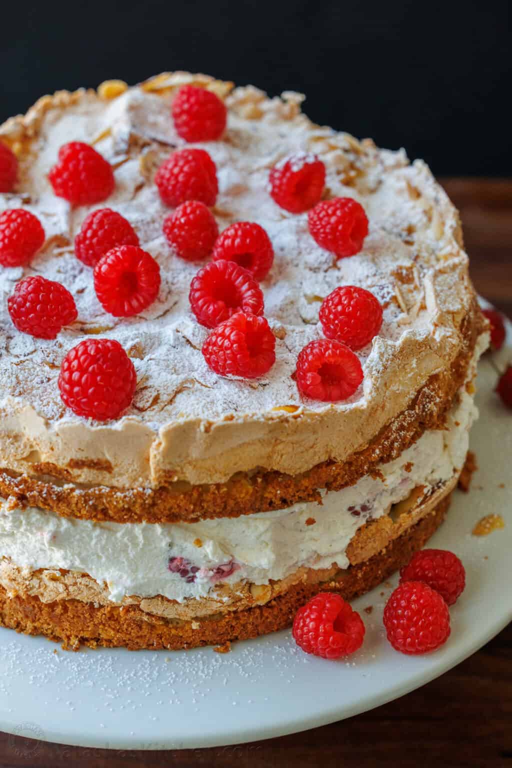 Himmelstorte - Heaven Cake Recipe (VIDEO) - NatashasKitchen.com