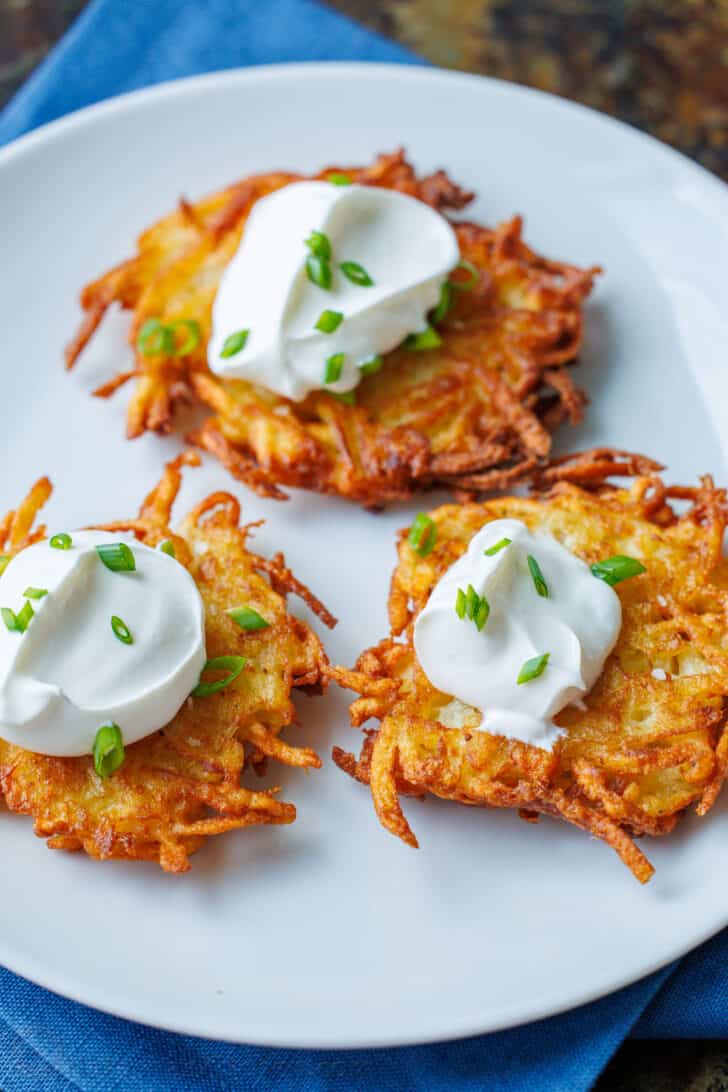 Crisp Potato Latkes Recipe