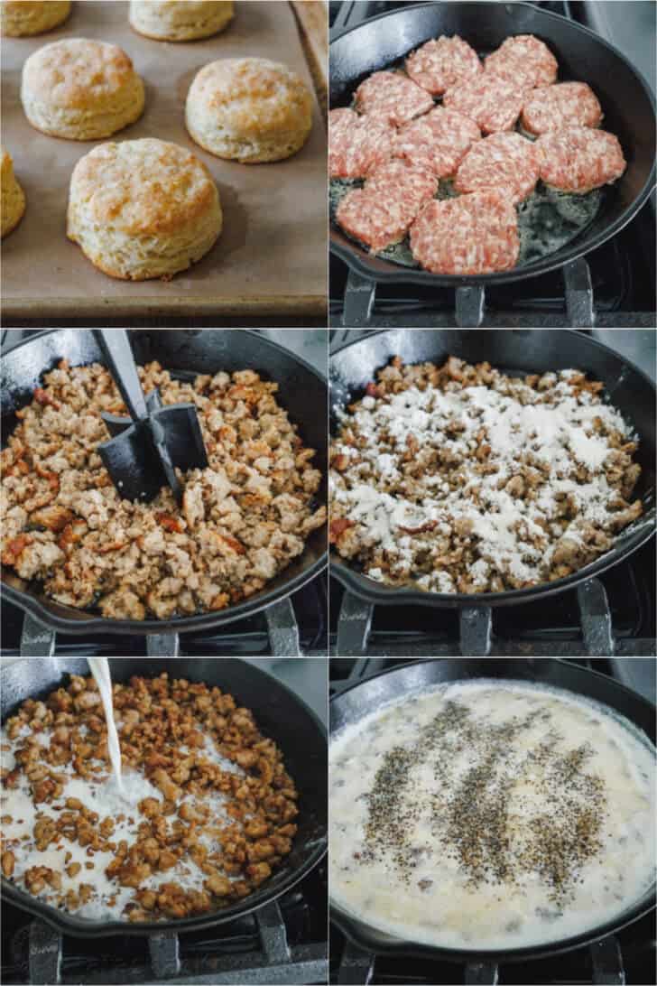 Biscuits and Gravy Recipe - NatashasKitchen.com