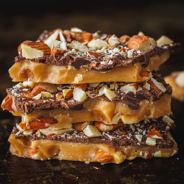 Toffee Recipe (VIDEO) - NatashasKitchen.com