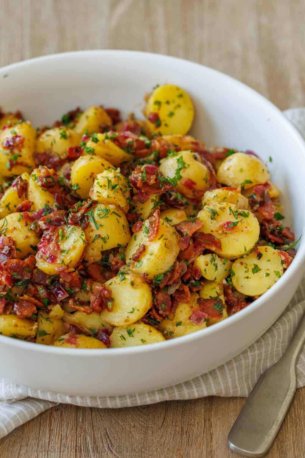 German Potato Salad Recipe (VIDEO) - NatashasKitchen.com