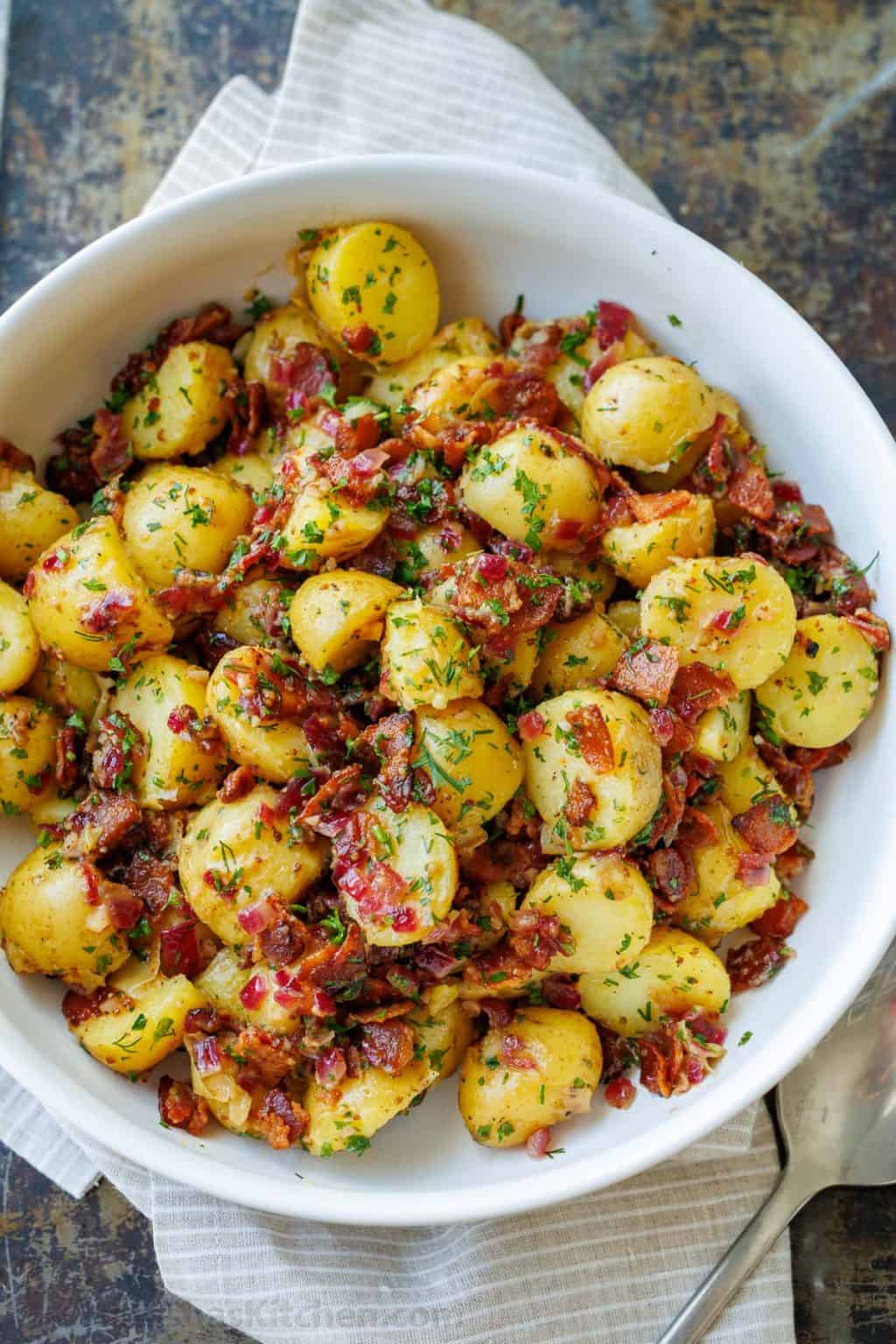 German Potato Salad Recipe (VIDEO) - NatashasKitchen.com