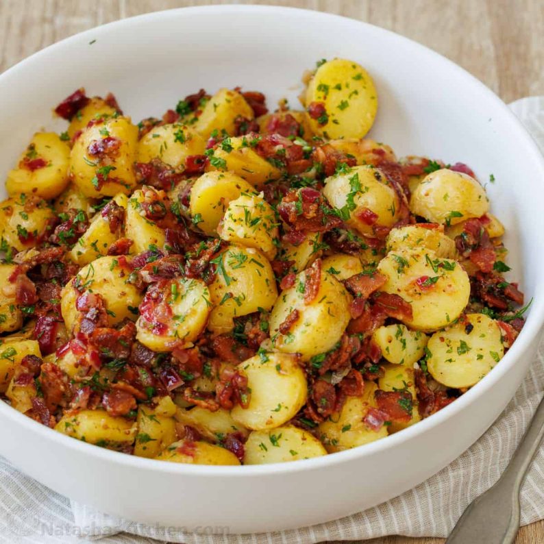 German Potato Salad Recipe (VIDEO) - NatashasKitchen.com