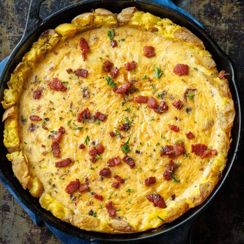 Potato Crust Quiche - NatashasKitchen.com