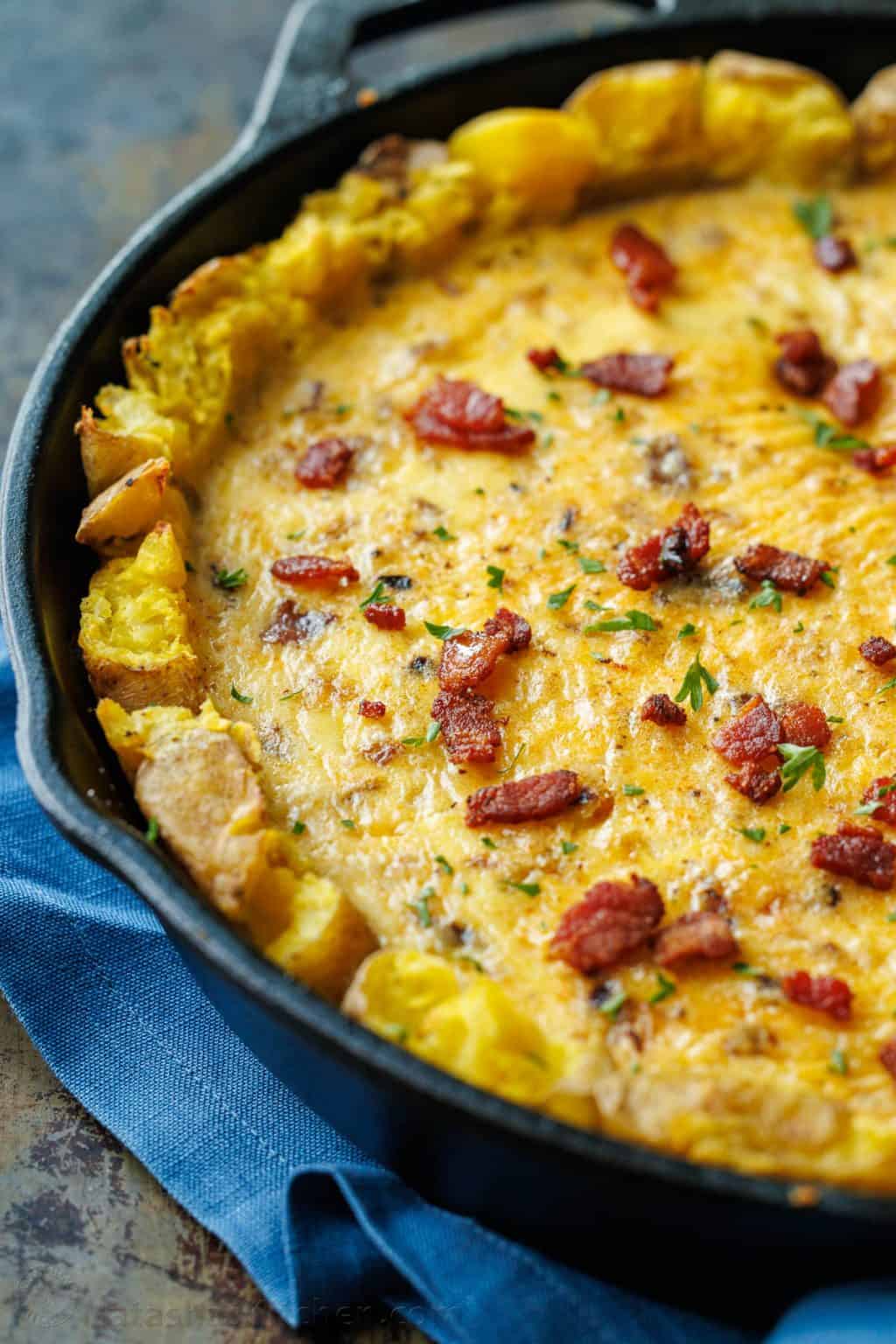 Potato Crust Quiche - NatashasKitchen.com