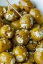 Stuffed Olives (VIDEO) - NatashasKitchen.com
