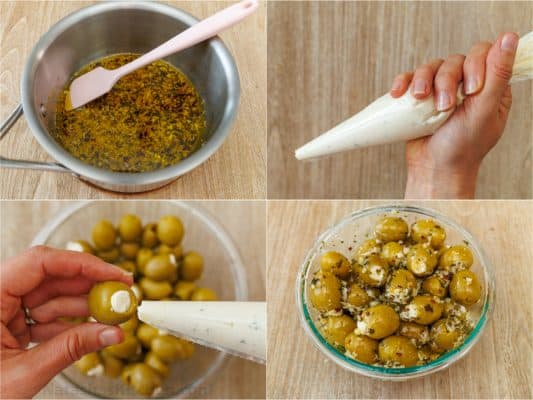 Stuffed Olives (VIDEO) - NatashasKitchen.com