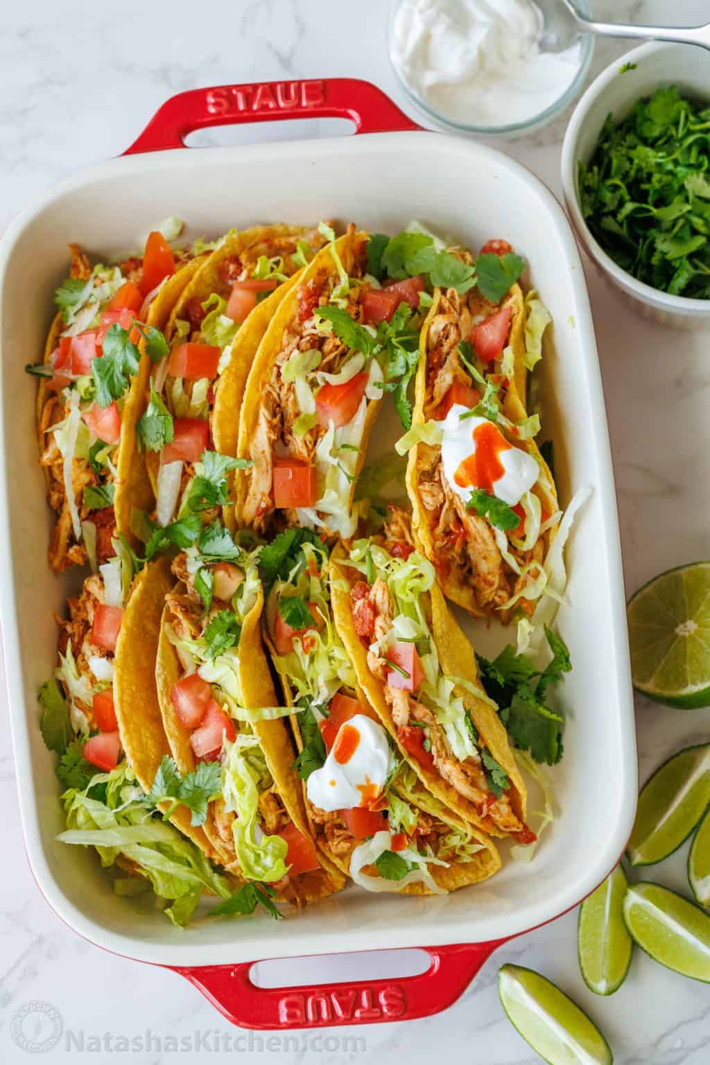 Baked Chicken Tacos